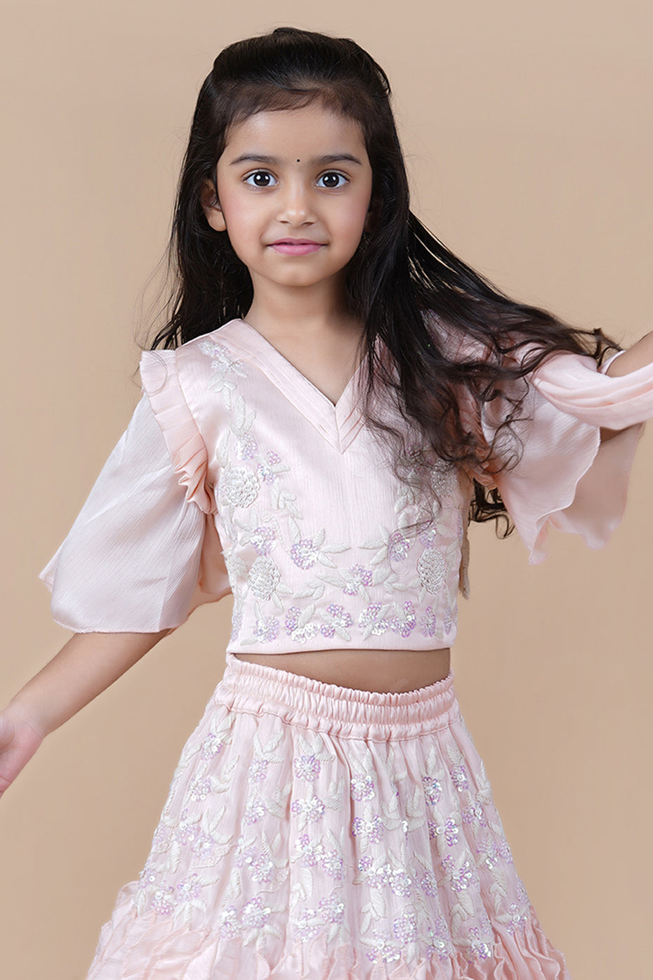 Green jamna set for boy – shining kanika